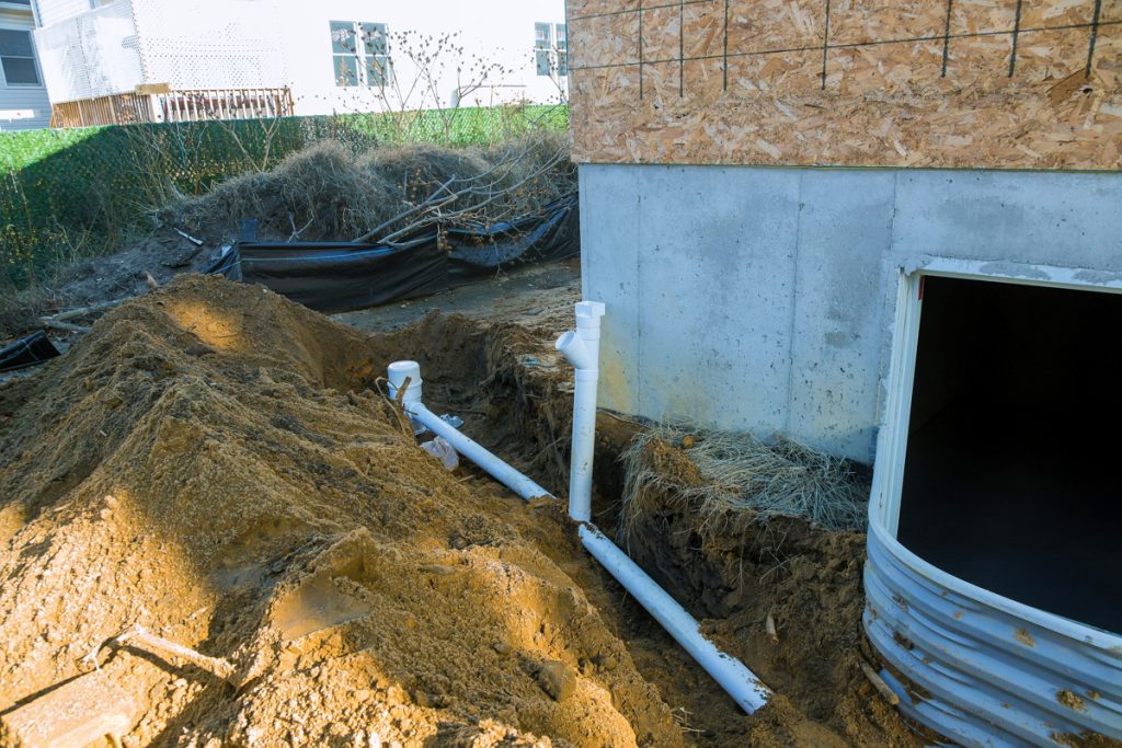 Hausdrainage richtig verlegen - Tipps, Kosten, Beispiele
